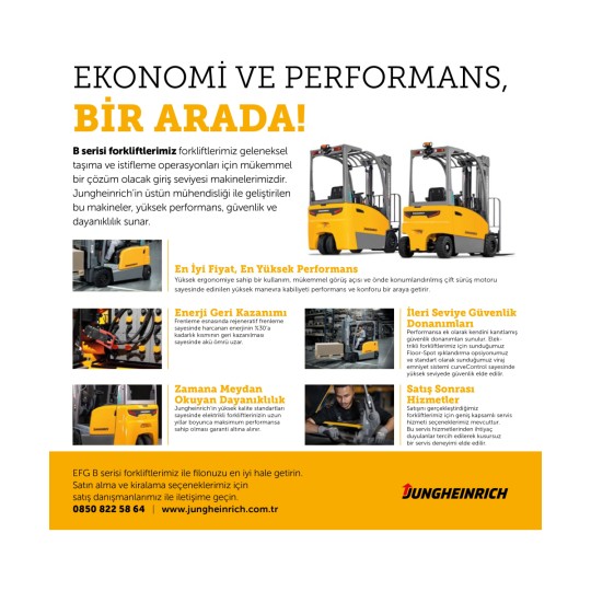 EFG BC 320 Elektrikli Forklift